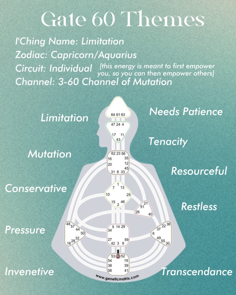 Gate 60 in Human Design - sortofspiritual.com